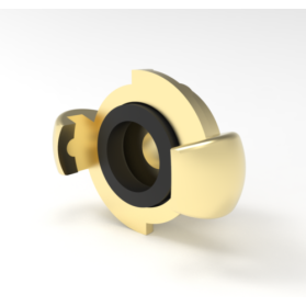 GEKA plus Quick coupling, with hose nozzle